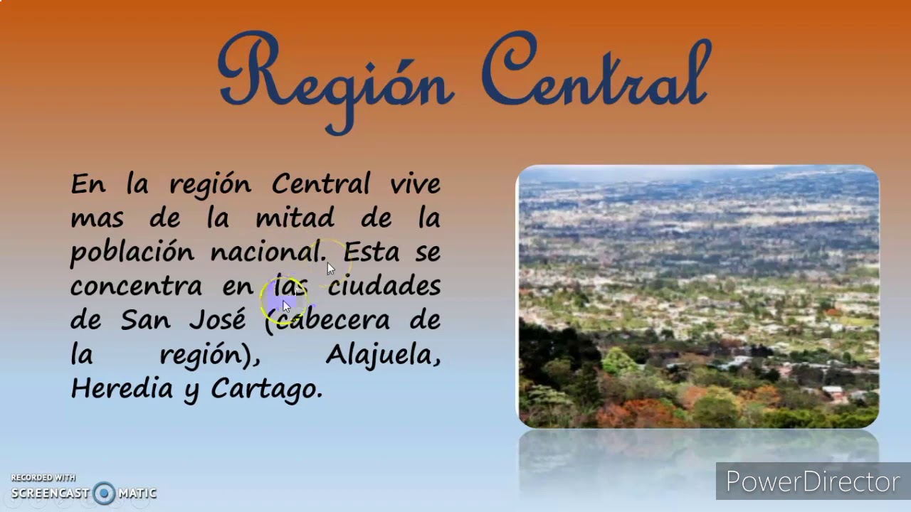 Región Central de Costa Rica - YouTube
