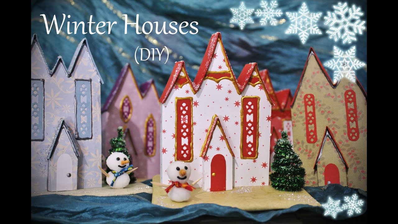 Winter/Christmas House (DIY) - YouTube