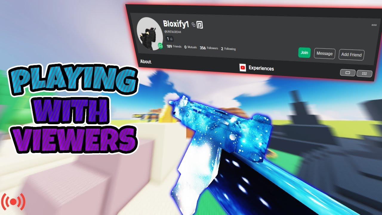 Playing With Viewers in Roblox Rivals! Live 🔴 - YouTube