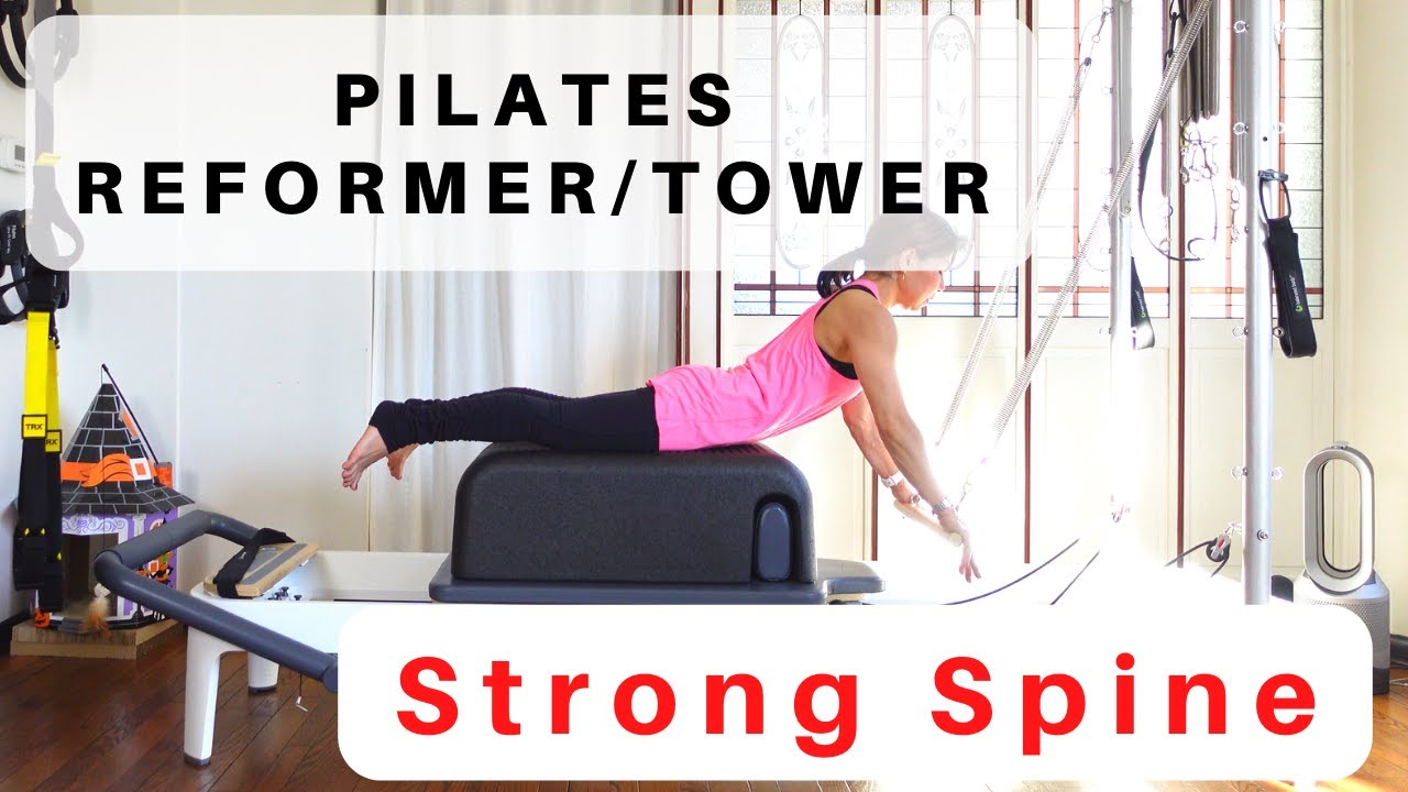 [60min] Pilates Reformer/Tower workout with box/Roll down bar long ...