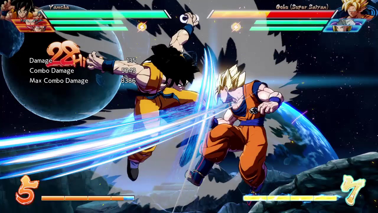 DBFZ : Yamcha Max (?) Solo Damage - YouTube