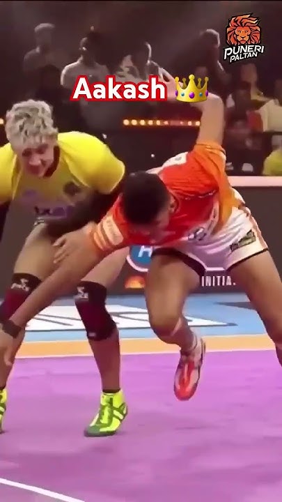 Kabaddi #pkl , Aakash Shinde versis Sadhu - YouTube