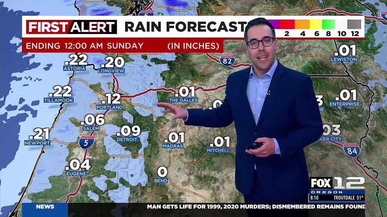 First Alert Saturday morning FOX 12 weather forecast (4/27) - YouTube