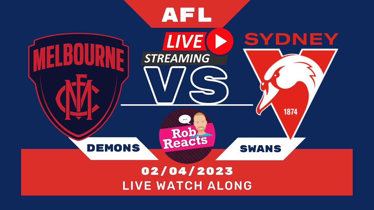 LIVE Watch Along - AFL | MELBOURNE DEMONS vs SYDNEY SWANS | - YouTube