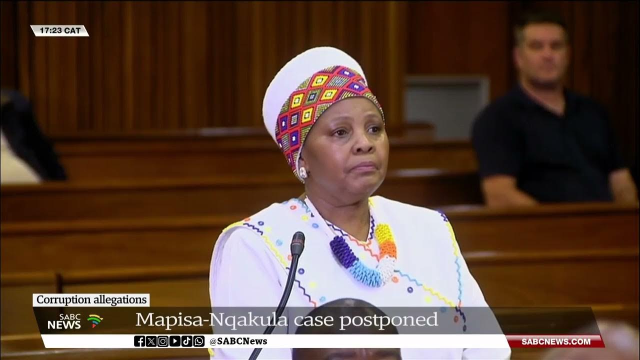 Nosiviwe Mapisa-Nqakula case postponed - YouTube