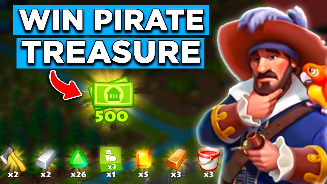 How To Win Pirate Treasure In Township (2025) - Step by Step Tutorial ...