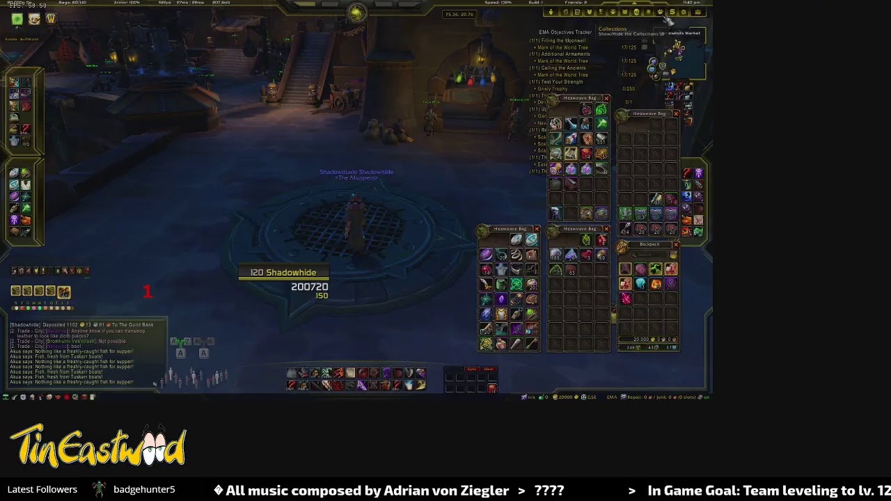 World of Warcraft Multiboxing BFA: Legion Suramar Gold farming 24K hour ...