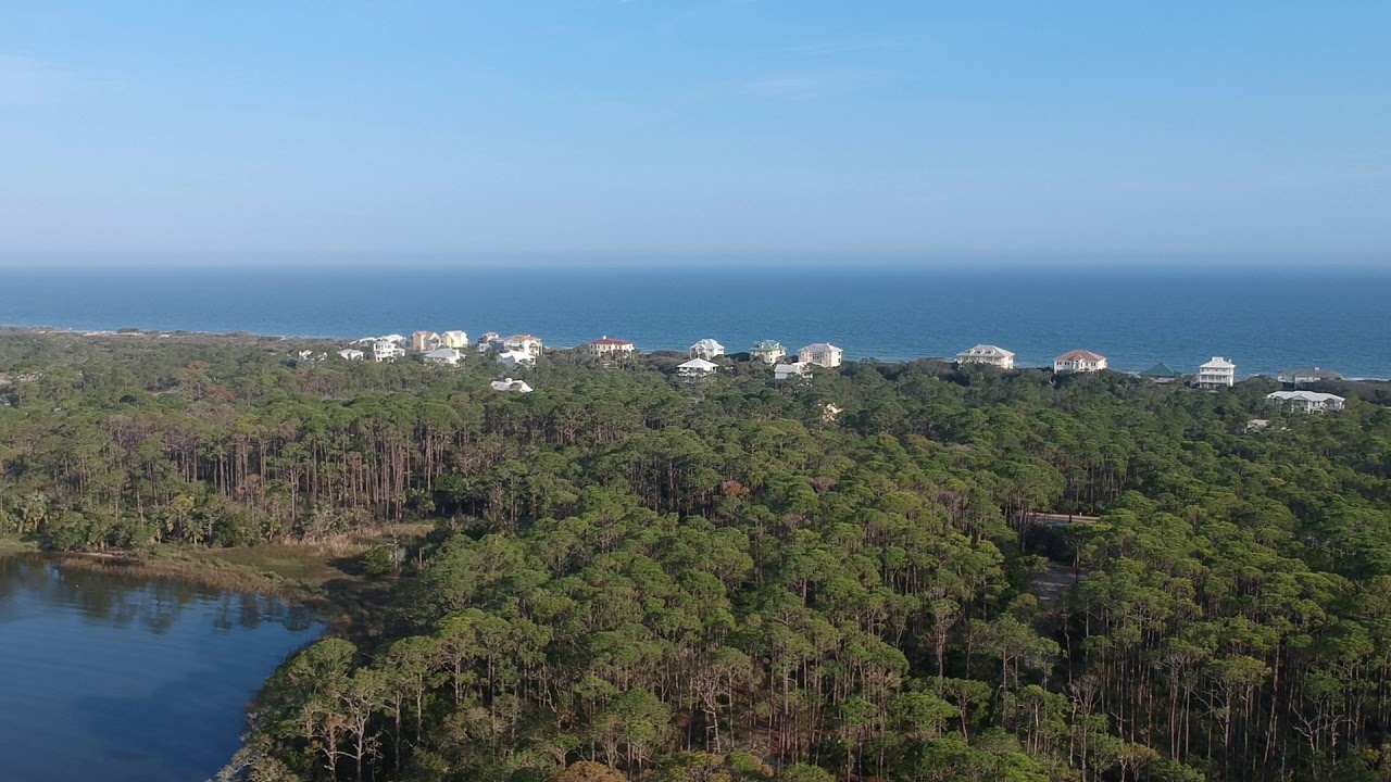 Spark drone over Tully Park, St. George Island, FL - YouTube