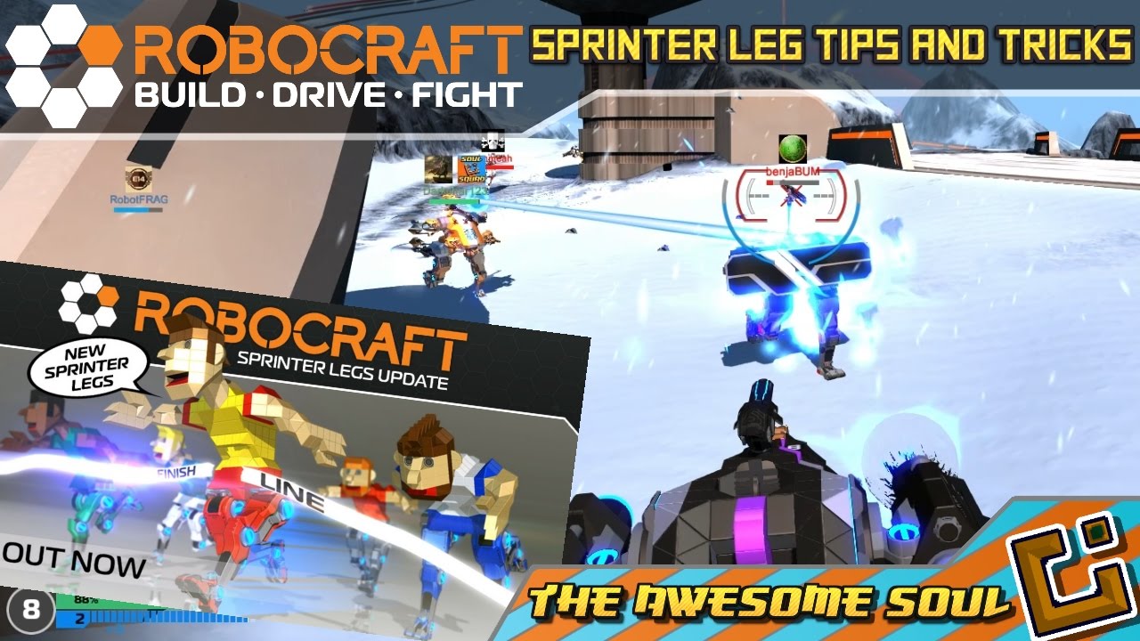 Robocraft - Sprinter Leg Tips and Tricks (EP 297) - YouTube