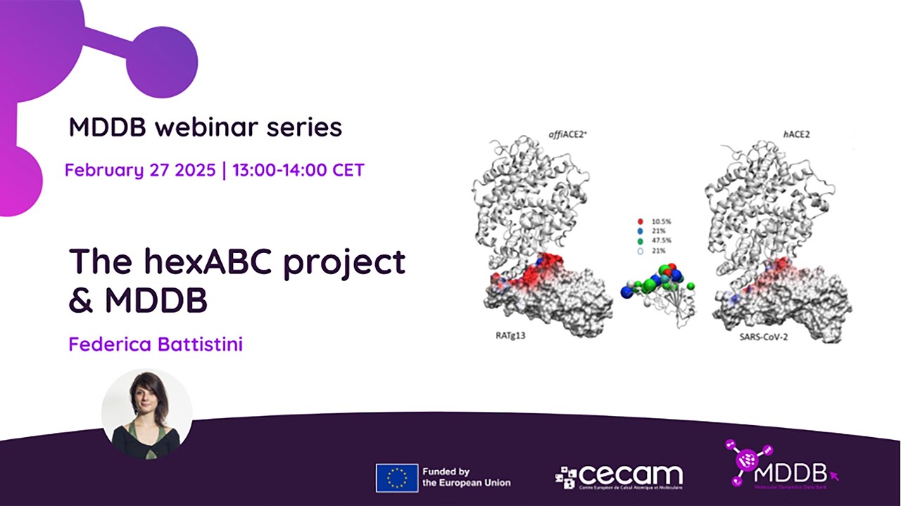 MDDB webinar series: “The hexABC & MDDB” - YouTube