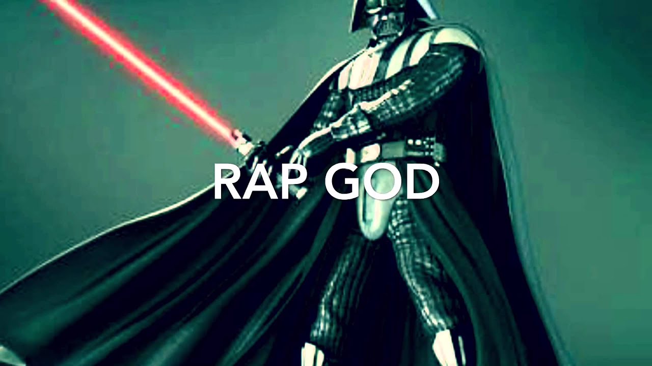 Darth Vader RAP GOD CLIP - YouTube