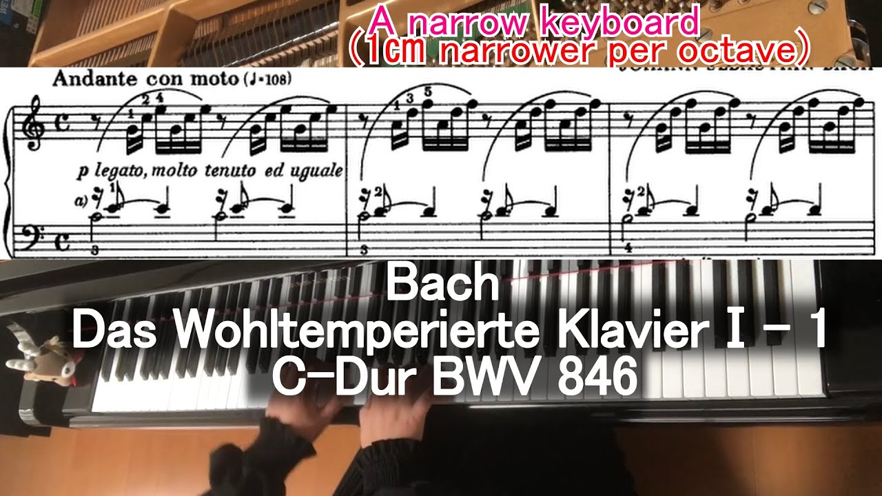 Bach/Das Wohltemperierte KlavierⅠ-1 C-Dur BWV 846Trial playing on a 15/ ...