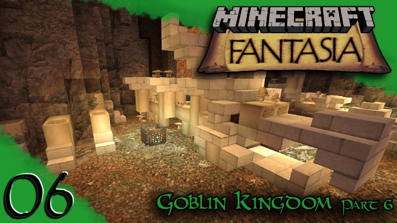 Dragon Skeleton and Nether Portal (Goblin Kingdom) | Minecraft Fantasia ...