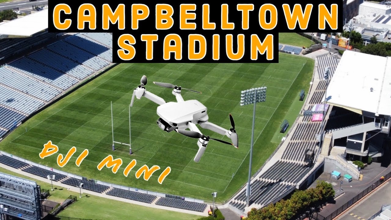 DJI mavic mini se drone **Campbelltown Stadium** - YouTube