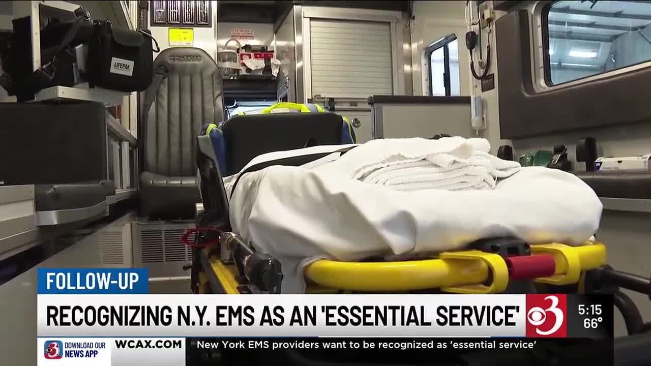 New York EMS providers want to be recognized as 'essential service ...