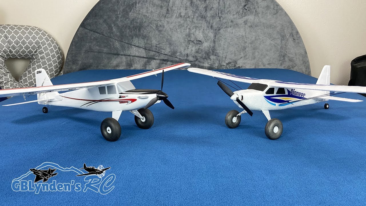 Micro RC Plane Challenge | Arrows Pioneer VS E-flite UMX Turbo Timber ...