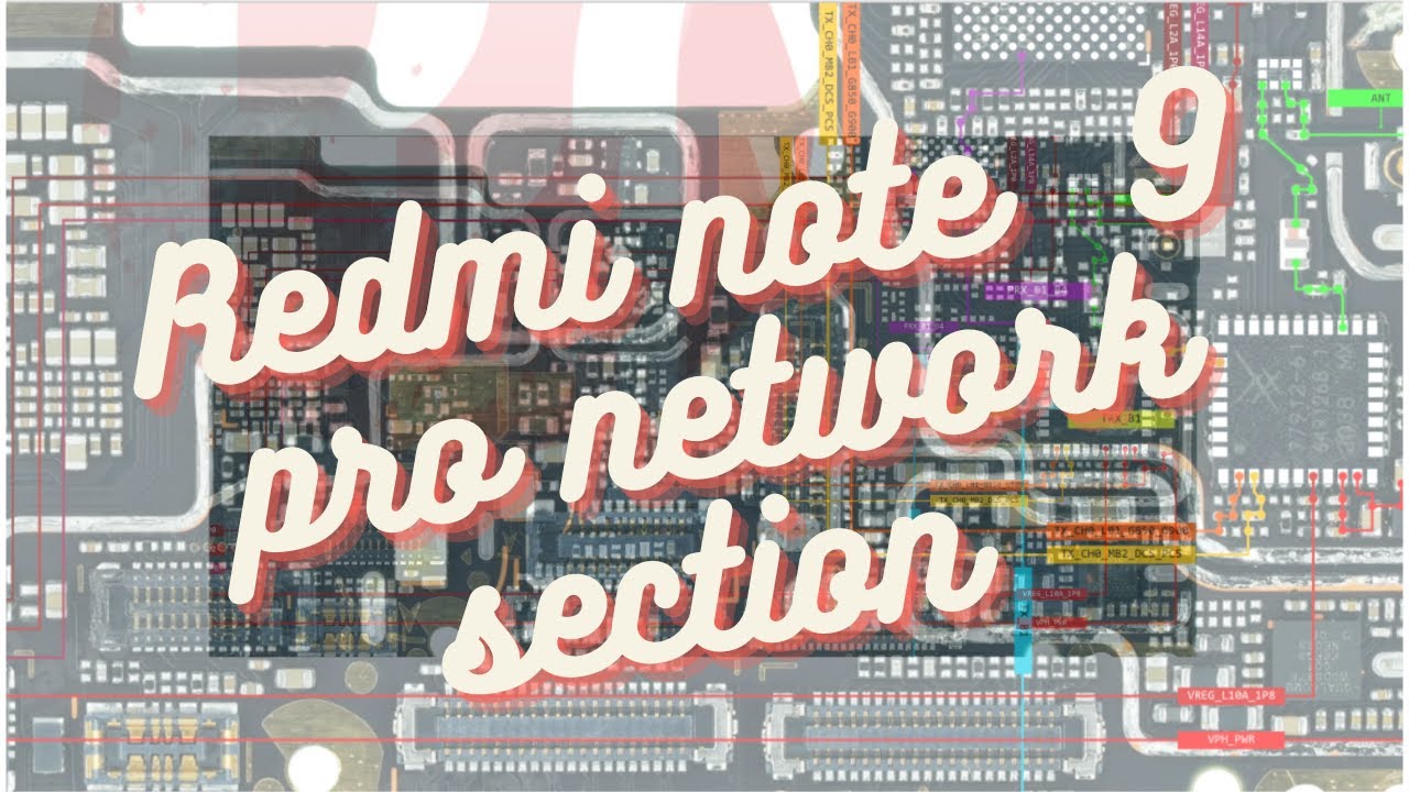 Redmi Note 9 Pro Network Section Hardware Solution #borneo #diagram # ...