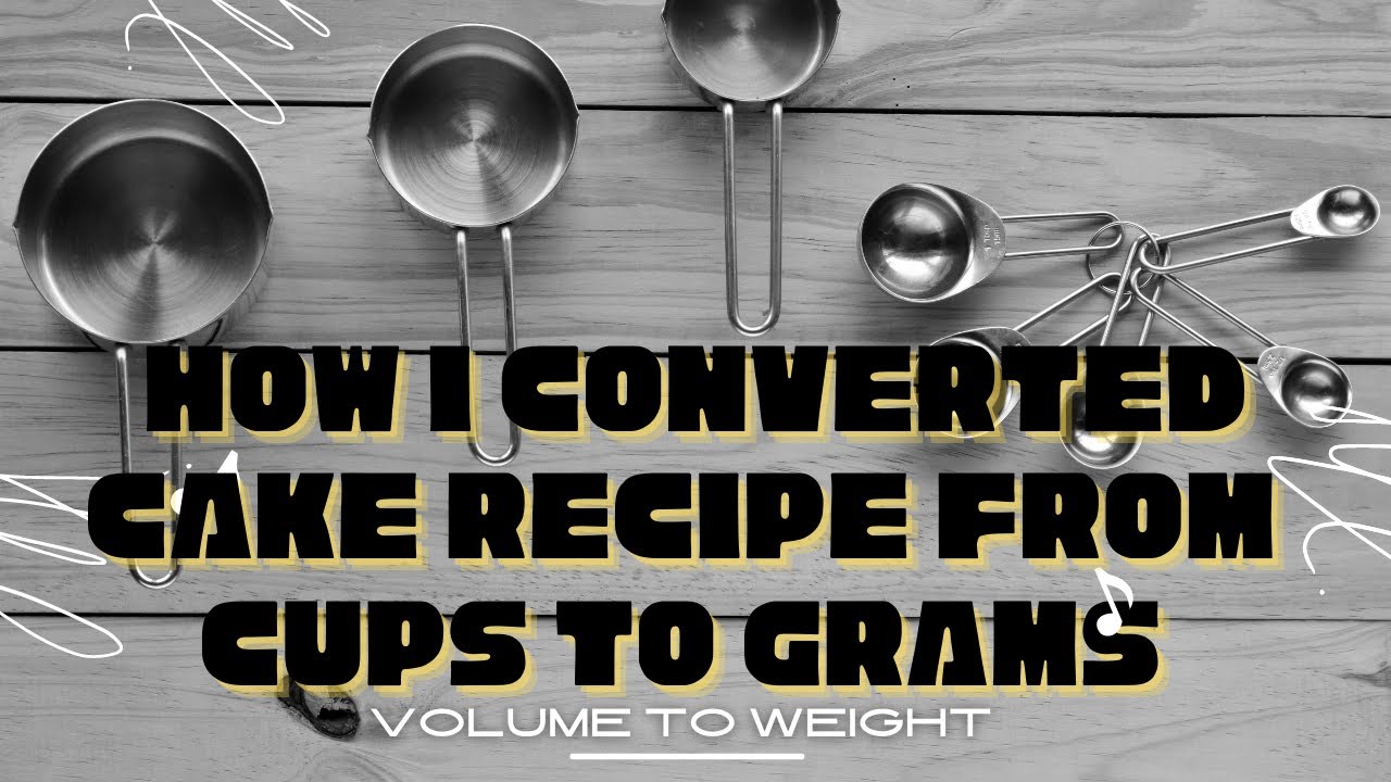 Converting CHEF RV's Moist Choco Cake Recipe Ingredients from Cups ...