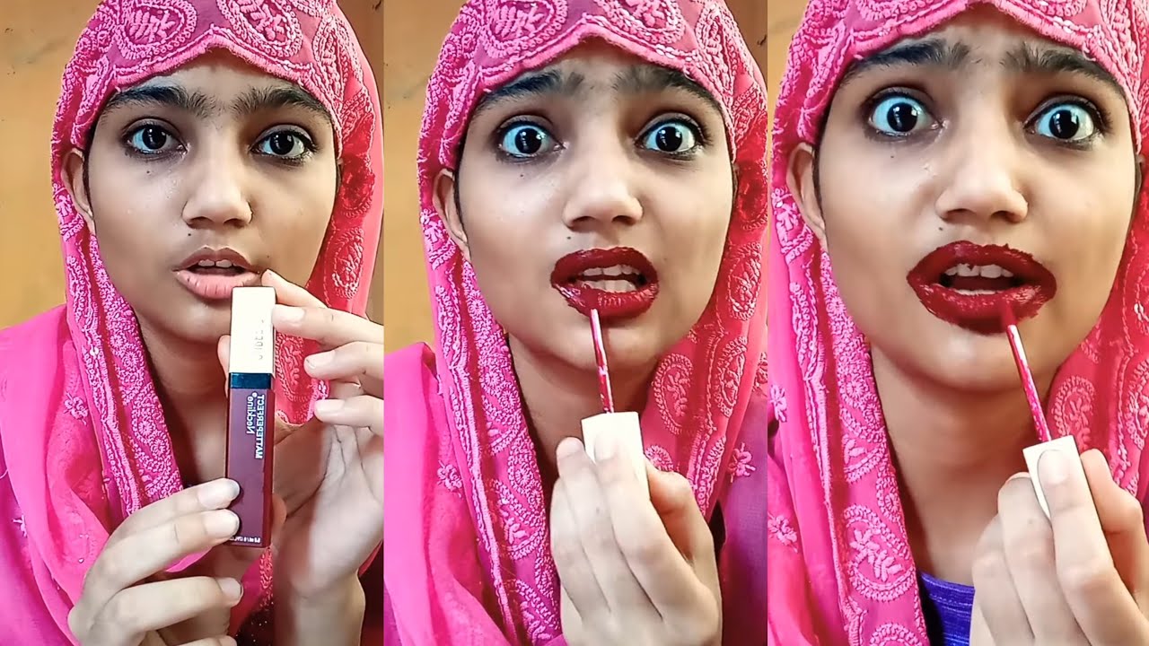 Omg 😯 100 lipstick layers challenge - YouTube