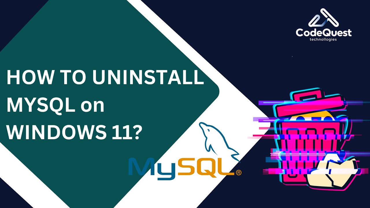 MySQL Tutorial #2: How to uninstall MySQL 8.0.40 on Windows 11 | Step ...