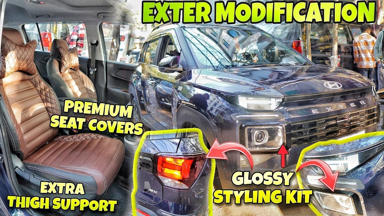 First Modified Hyundai Exter In Karol Bagh Base to Top Exter ...