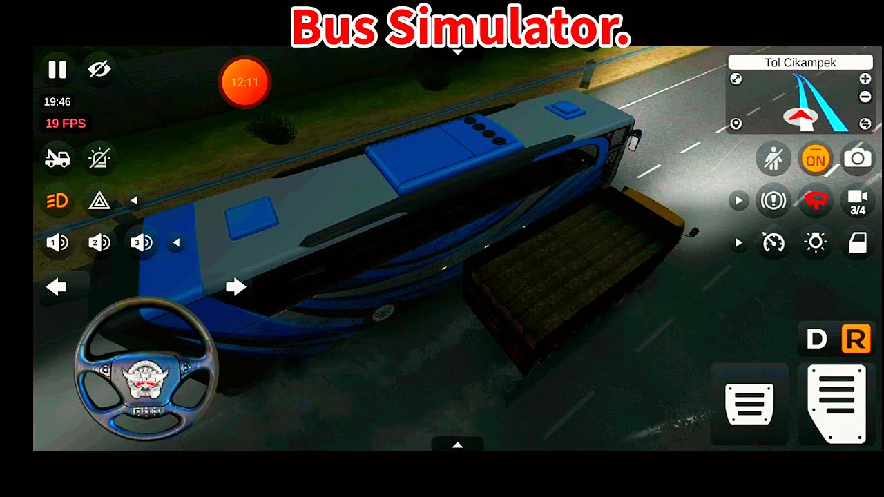 Bus Game: IDBS Studio| Bus Simulator Indonesia| Fully Rain Bus Was ...