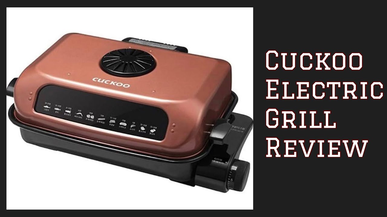 Cuckoo electric grill / review and how to use - YouTube