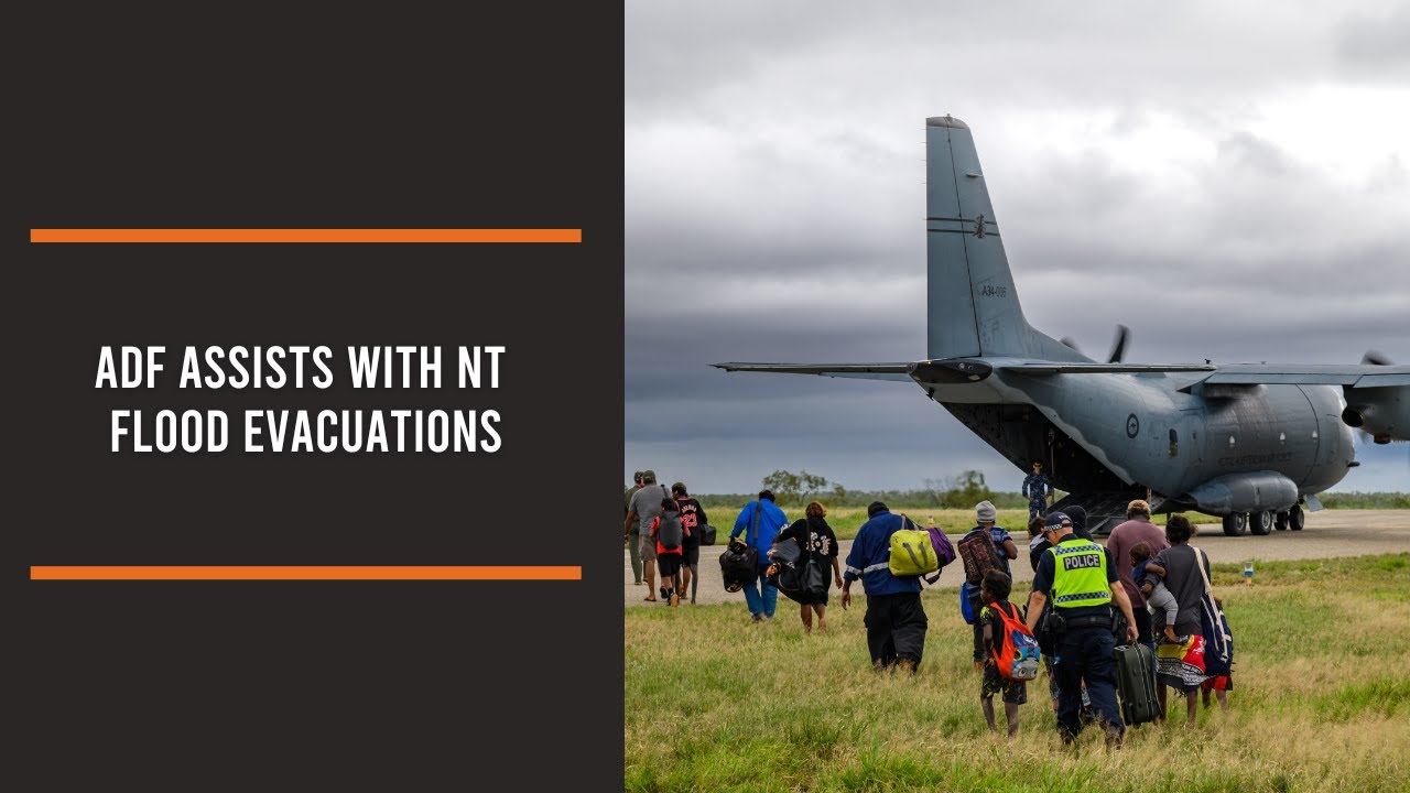 ADF assists with NT Flood evacuations - YouTube