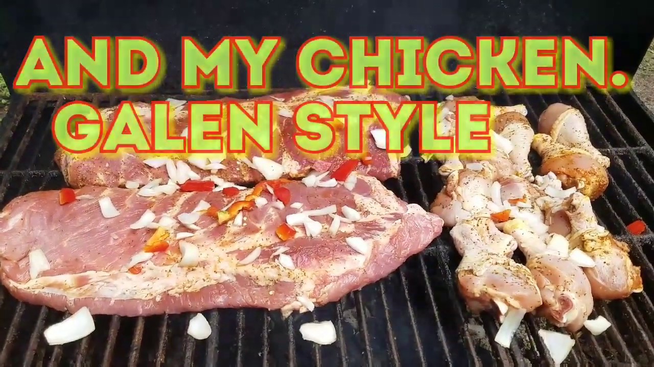Making bbq ribs and chicken with my homemade sauce - YouTube
