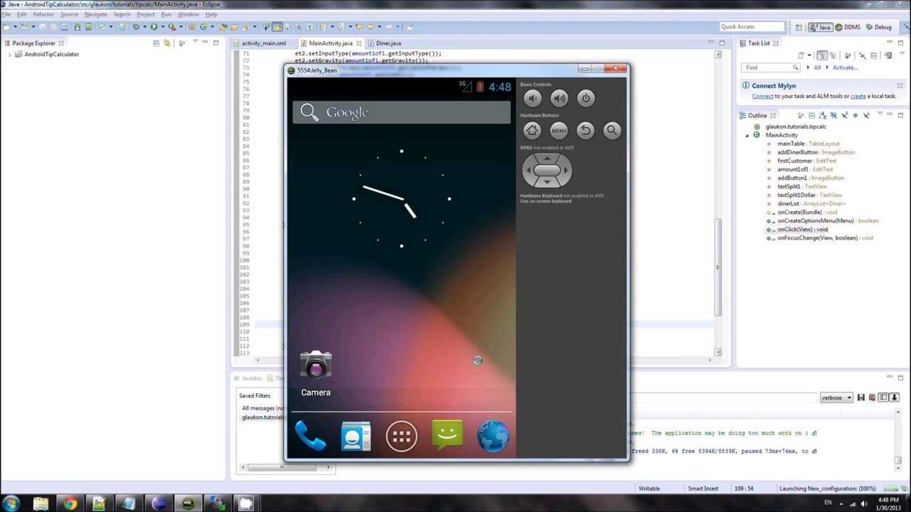 How to make Android Calculator Tip - YouTube