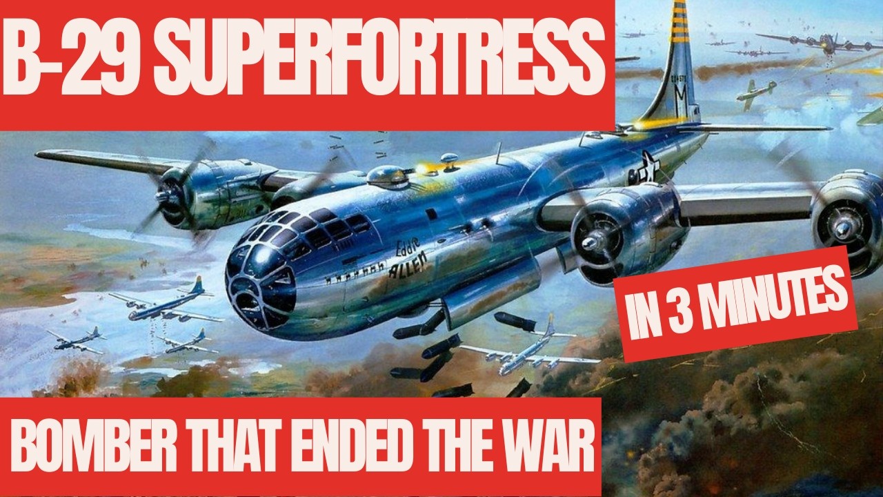 B-29 Superfortress Bomber That Ended The War (3 minutes) - YouTube