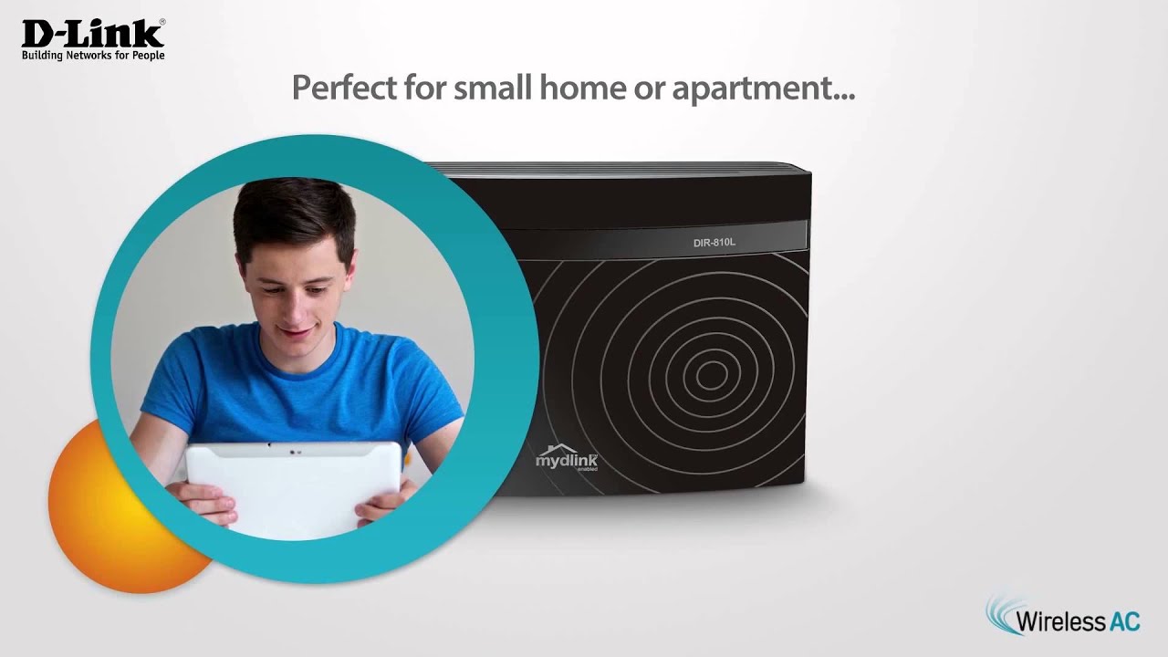D-Link DIR-810L Wireless AC750 Dual-Band Cloud Router - YouTube