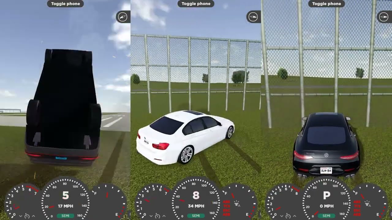 Roblox Greenville Avanta Zeta Coupe vs BMW 3 Series 2.0T AWD vs ...