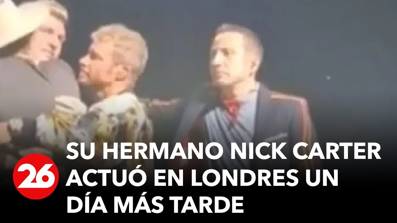 El desgarrador llanto de Nick Carter por la muerte de su hermano Aaron ...
