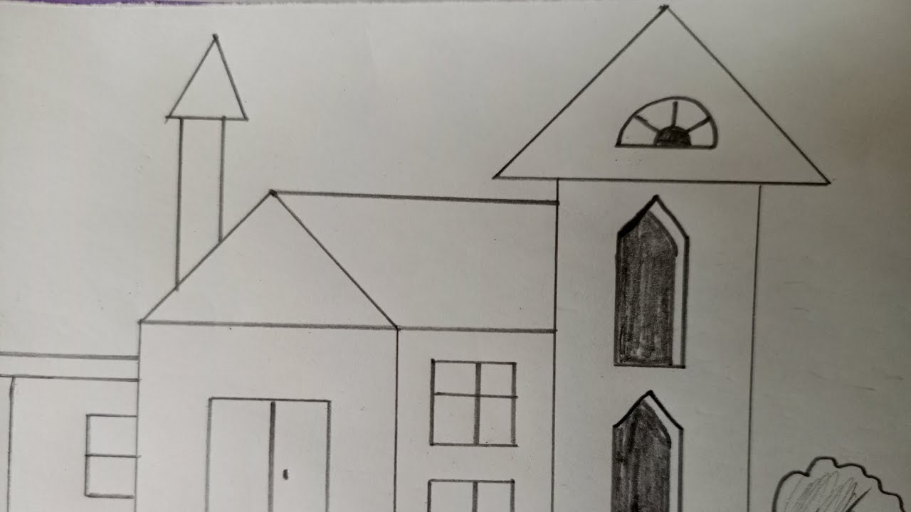 Easy building drawing for kids - YouTube