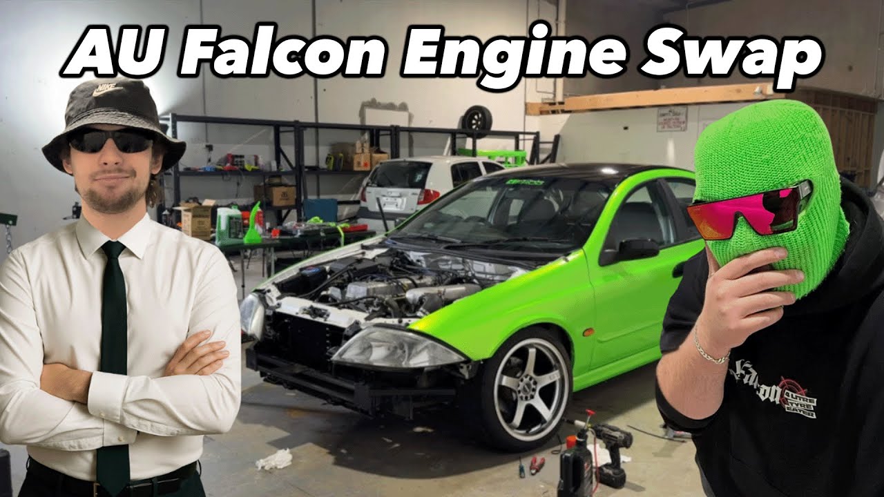 AU Falcon Engine Swap with Spotto - YouTube