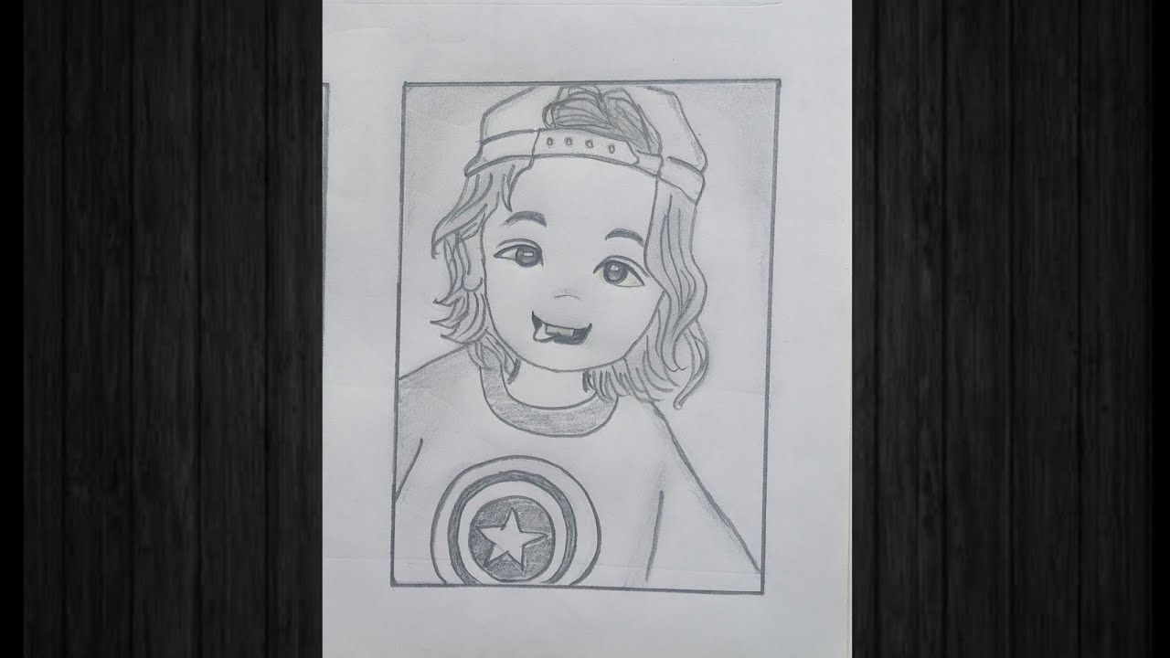 anime pencil drawing // painting fondness - YouTube