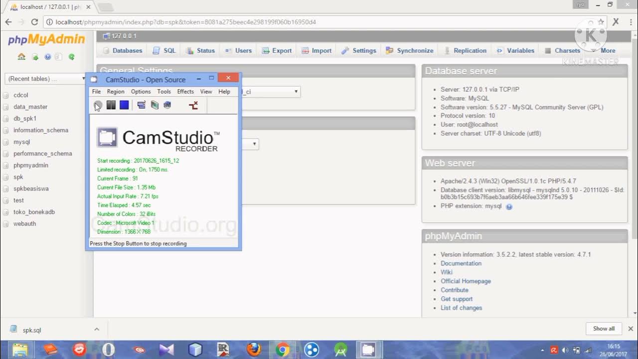 Cara Backup Database di phpmyadmin dan CMD - YouTube