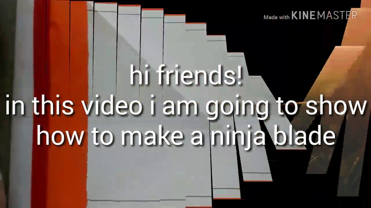 How to make a paper ninja blade easy . - YouTube