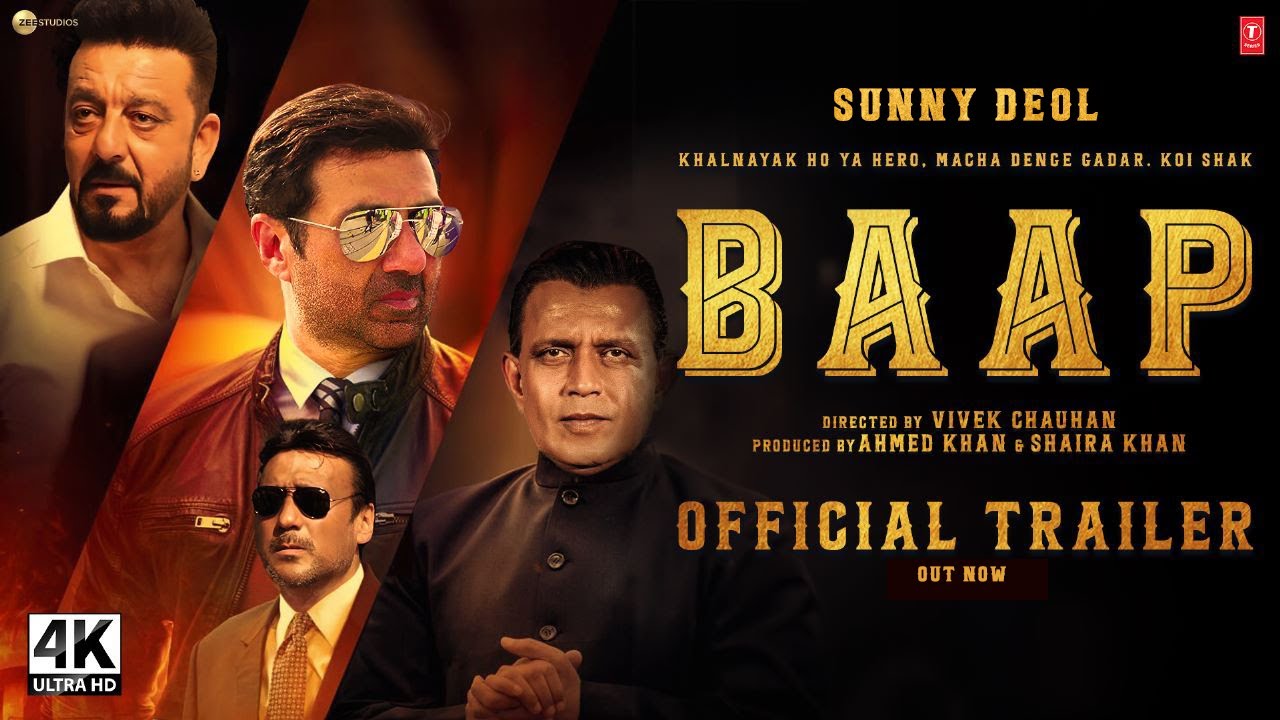 Baap - Official Trailer | Sunny Deol | Sanjay Dutt | Mithun Da | Jackie ...
