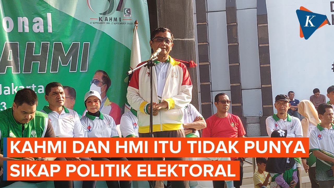 Mahfud MD: KAHMI dan HMI Tidak Mempunyai Sikap Politik Tertentu Secara ...