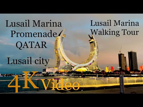 Lusail Marina Promenade/ Walking Tour //Lusail city- Qatar - YouTube