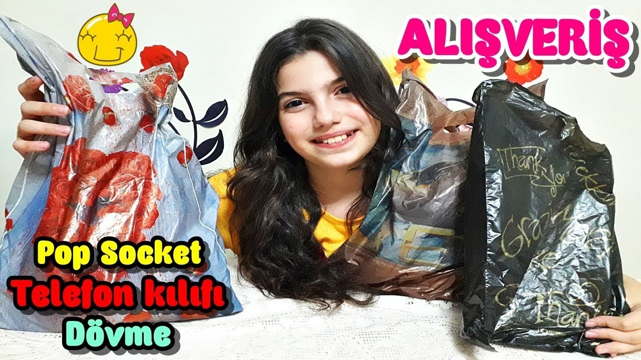 Alışverişte Aldıklarım ! Harika Şeyler Aldım !Tik Tok Pop Socket ve ...