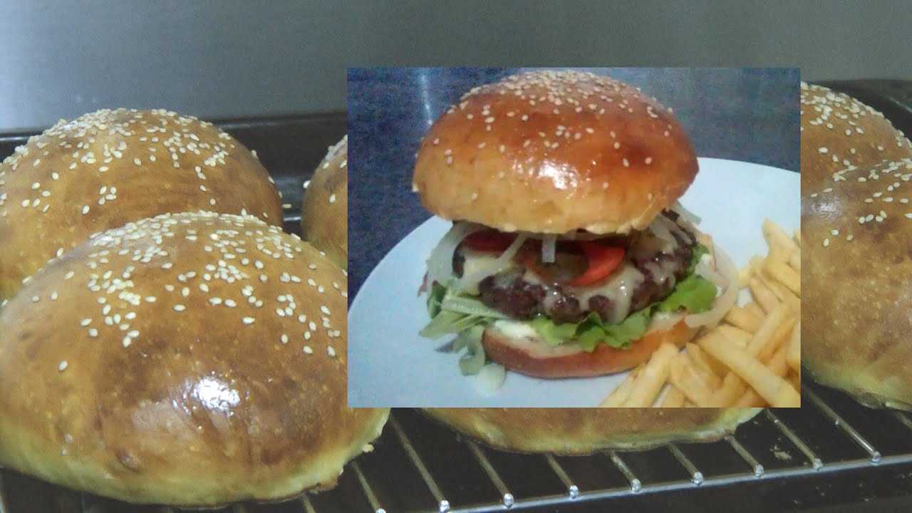 Burger Recipes - The ULTIMATE Hamburger Bun Recipe - Burger Buns Recipe ...