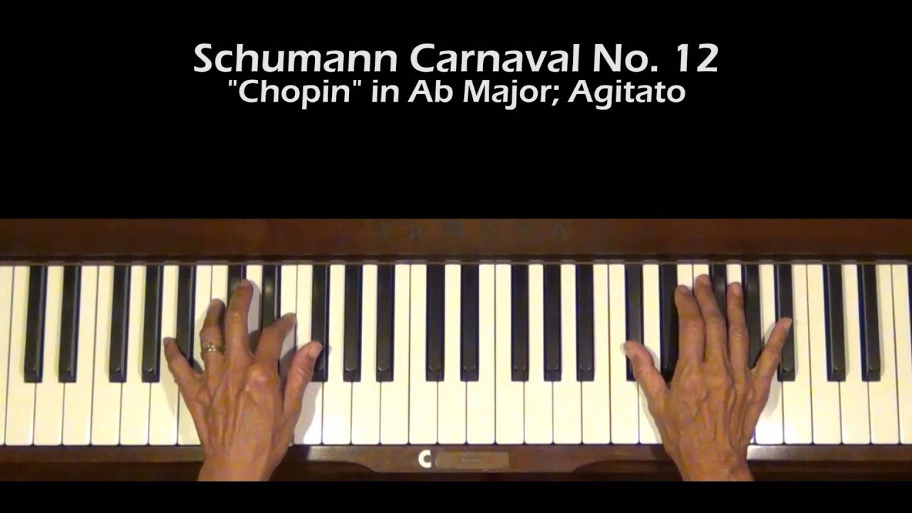Schumann Carnaval Op. 9, No. 12 "Chopin" Piano Tutorial (old) - YouTube
