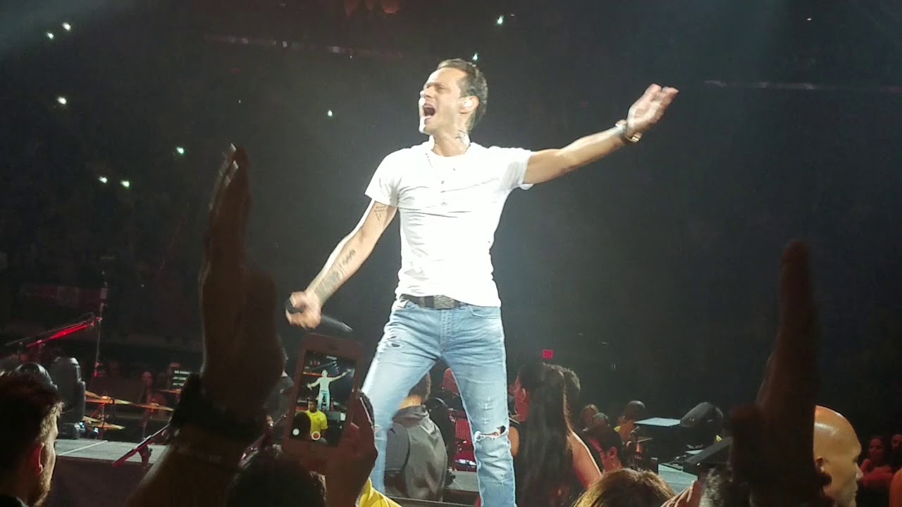 Marc Anthony on fire Miami 11-17-17 Charlie Rodriguez Live Ent - YouTube