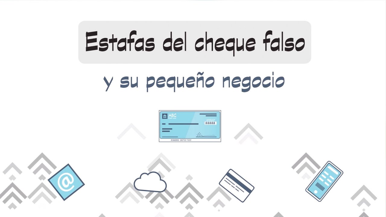 Estafas del cheque falso y su pequeño negocio | Federal Trade ...