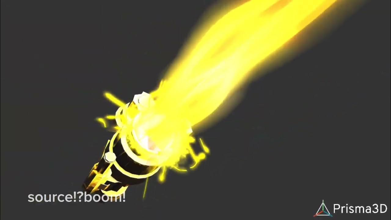 particle laser Prisma 3D - YouTube