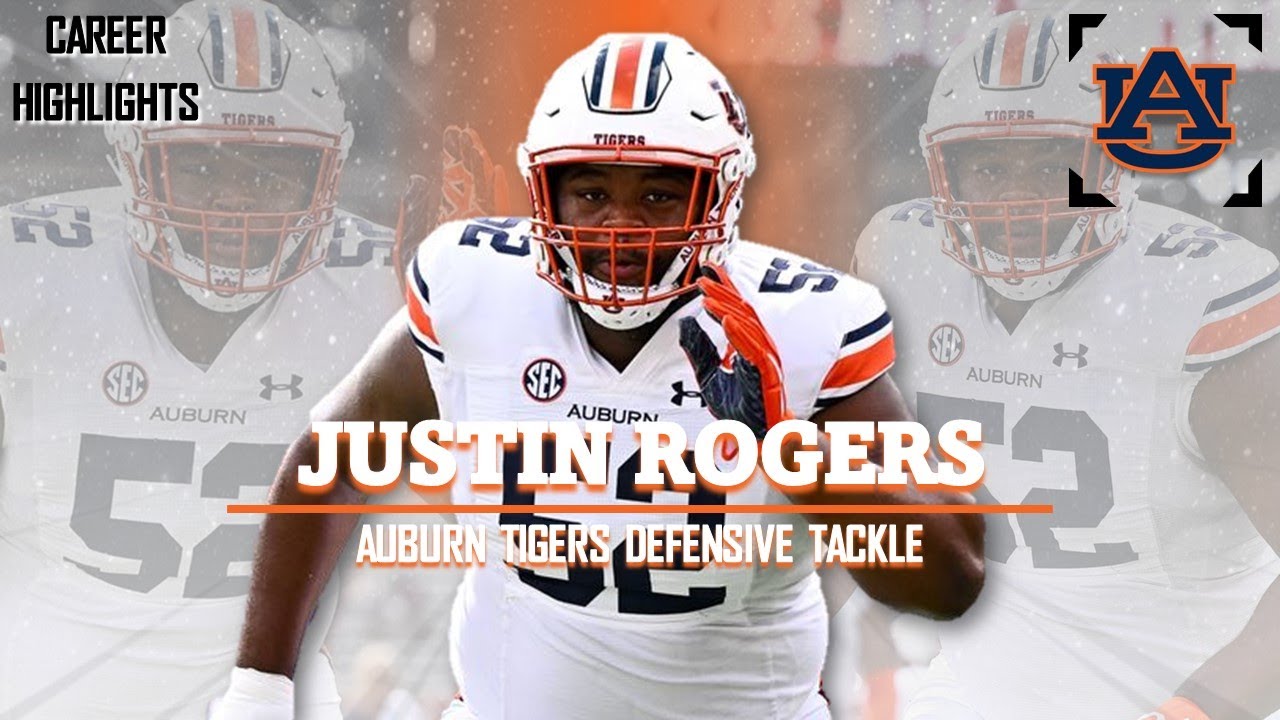 Justin Rogers | 𝟝𝟚 | Auburn Tigers DT - YouTube