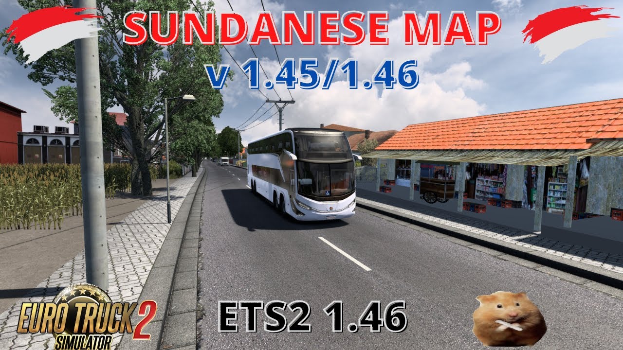 ETS2 1.46 SUNDANESE MAP v 1.45/1.46 Tasikmalaya(ID) to Banjar(ID) - YouTube